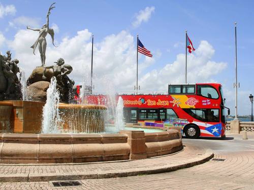Route hop on hop off bus san juan puerto rico map - bfpole