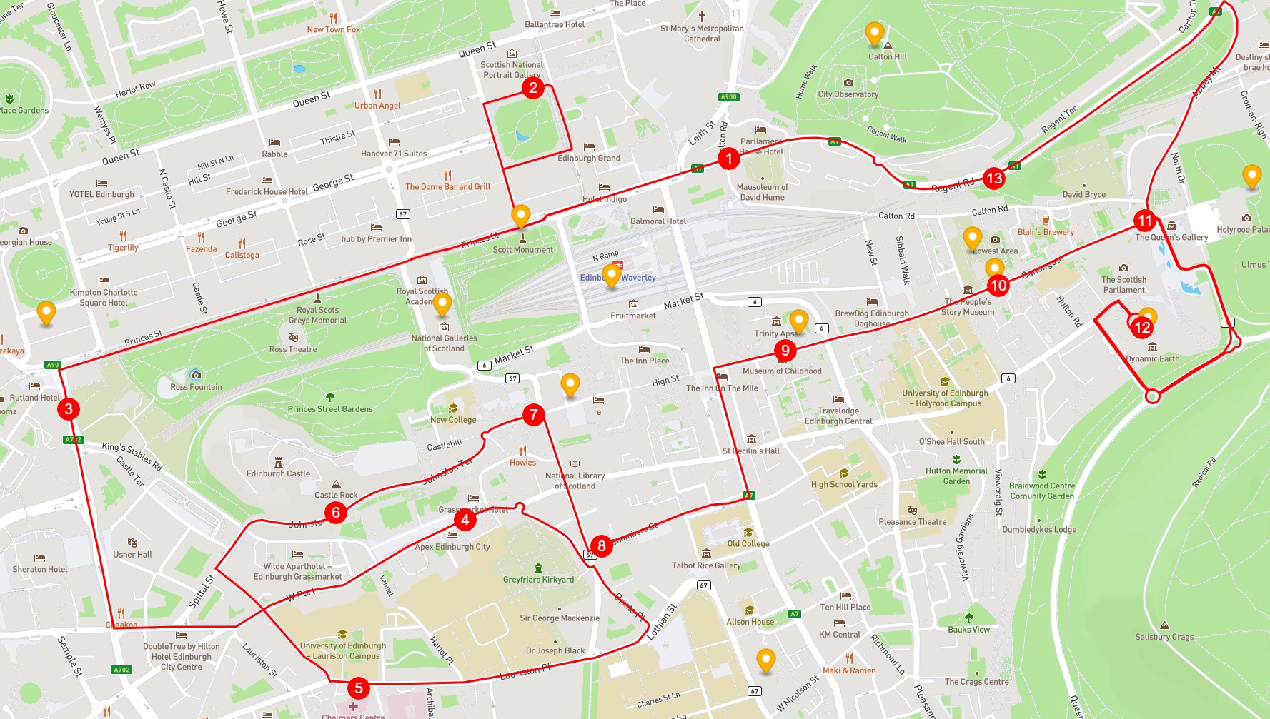 Edinburgh Hop-On Hop-Off City Sightseeing Bus Excursion - Edinburgh ...